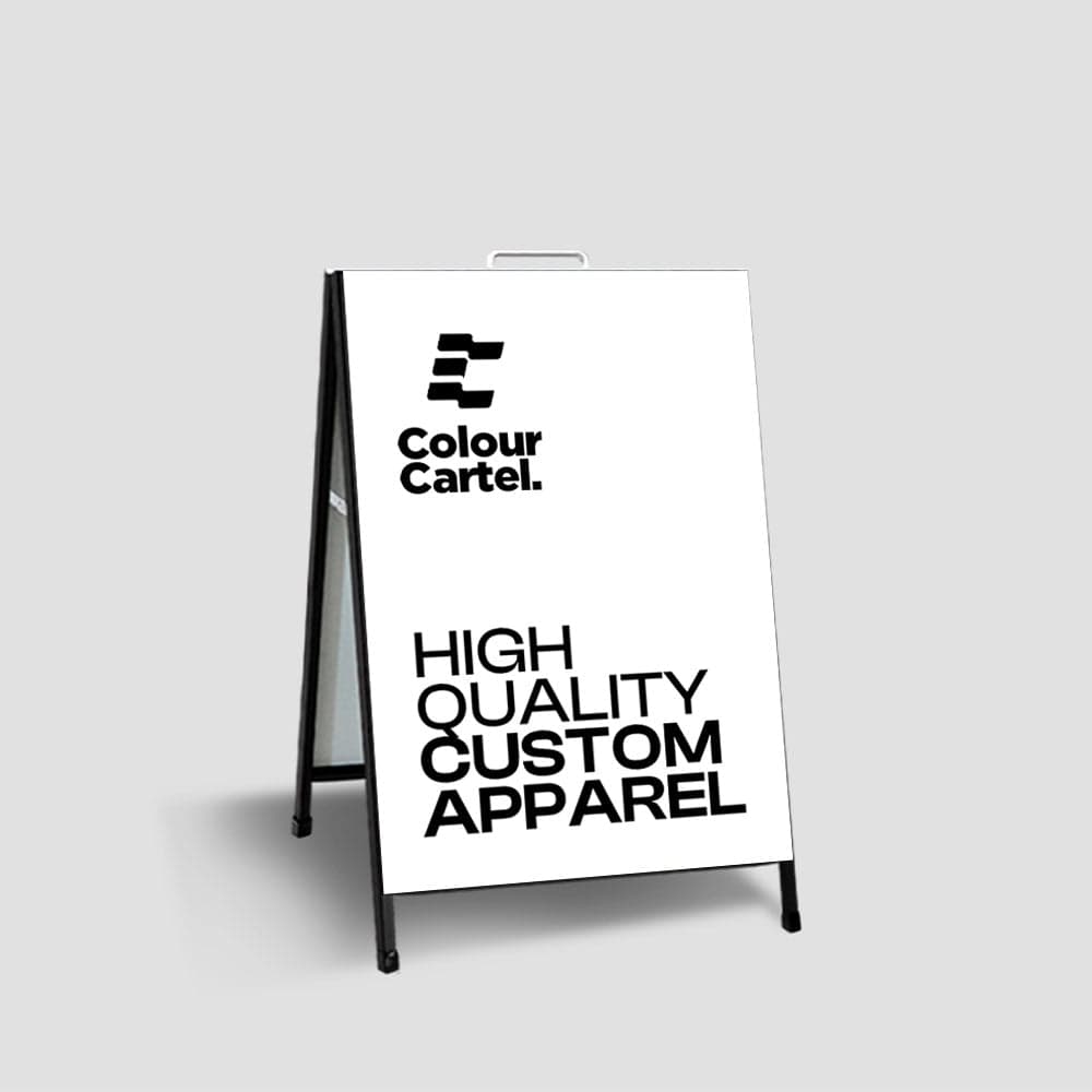 A-Frames with Full Colour Digital Print & Lamination – The Colour Cartel