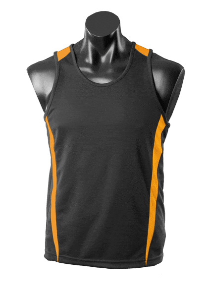 Mens Tanks / Singlets – Tagged "Orange/Navy"– The Colour Cartel